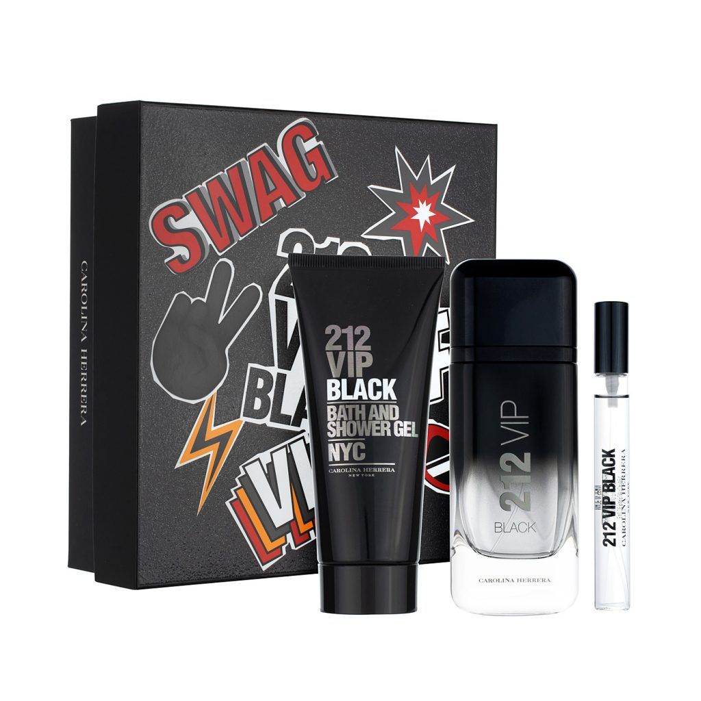 Carolina Herrera 212 VIP Black 3 Piece Gift Set EDP for Men | Ratans ...
