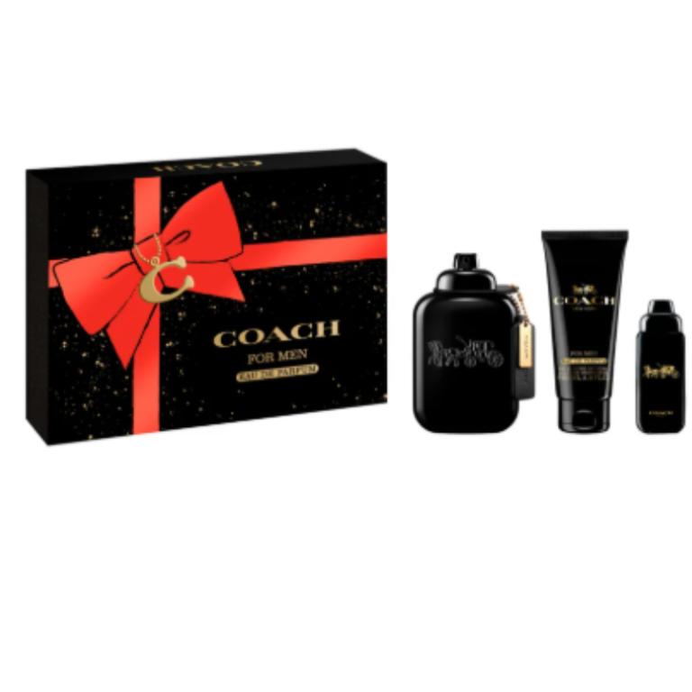 Coach Man Eau De Parfum 3 Piece Gift Set for Men | Ratans Online Shop